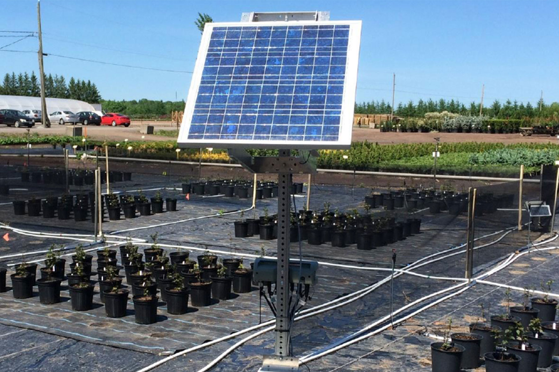 Projet : irrigation de précision en pépinière - AQPP